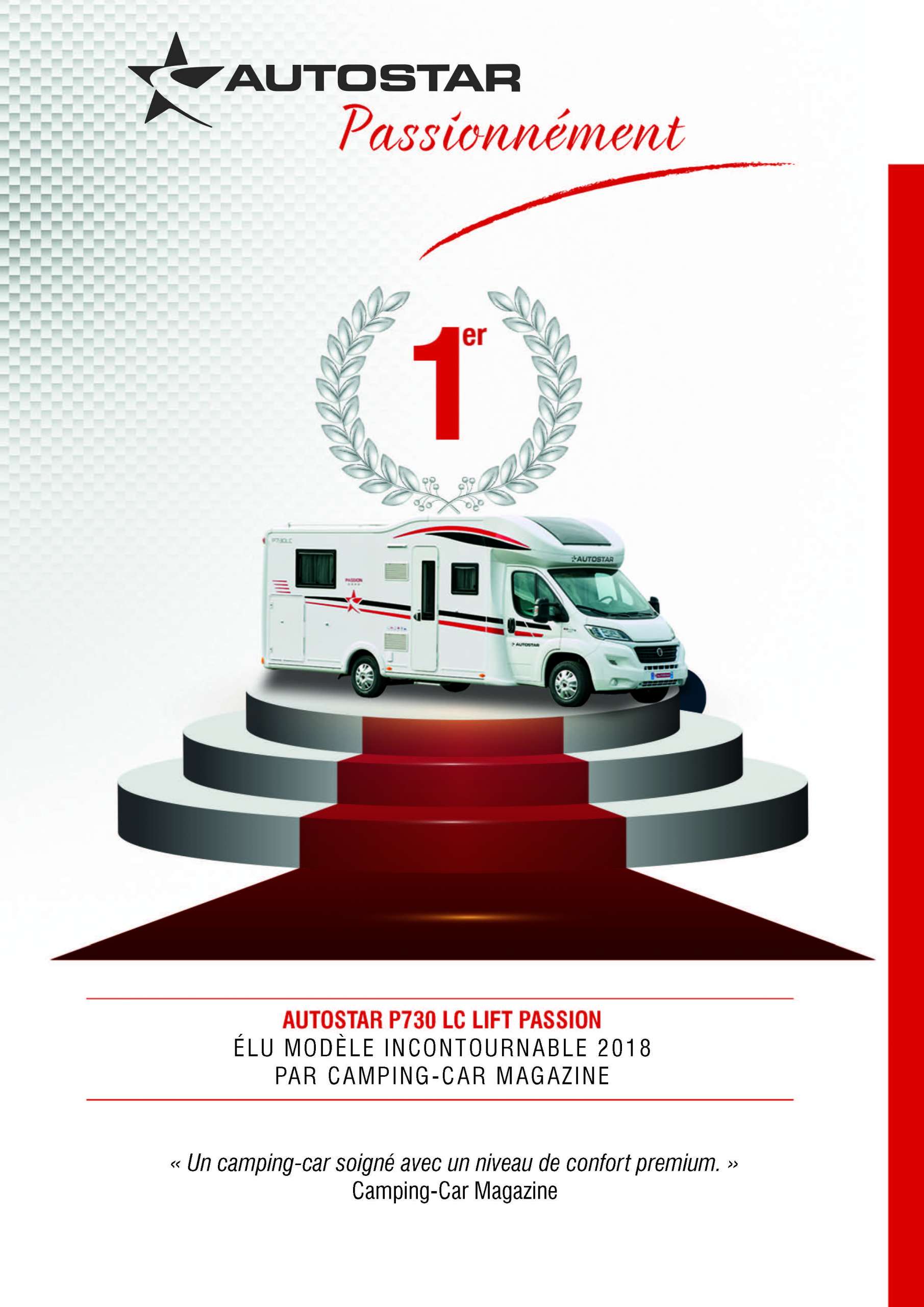 AUTOSTAR PASSION P730LC LIFT VOTED MODEL OF THE YEAR 2018 BY CAMPING ...