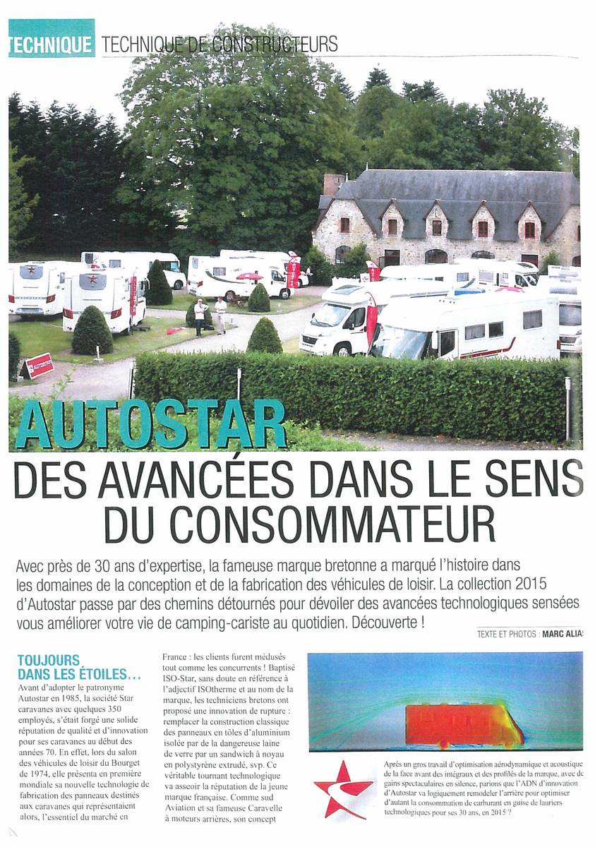 AUTOSTAR, a benchmark in motorhome technology - Autostar